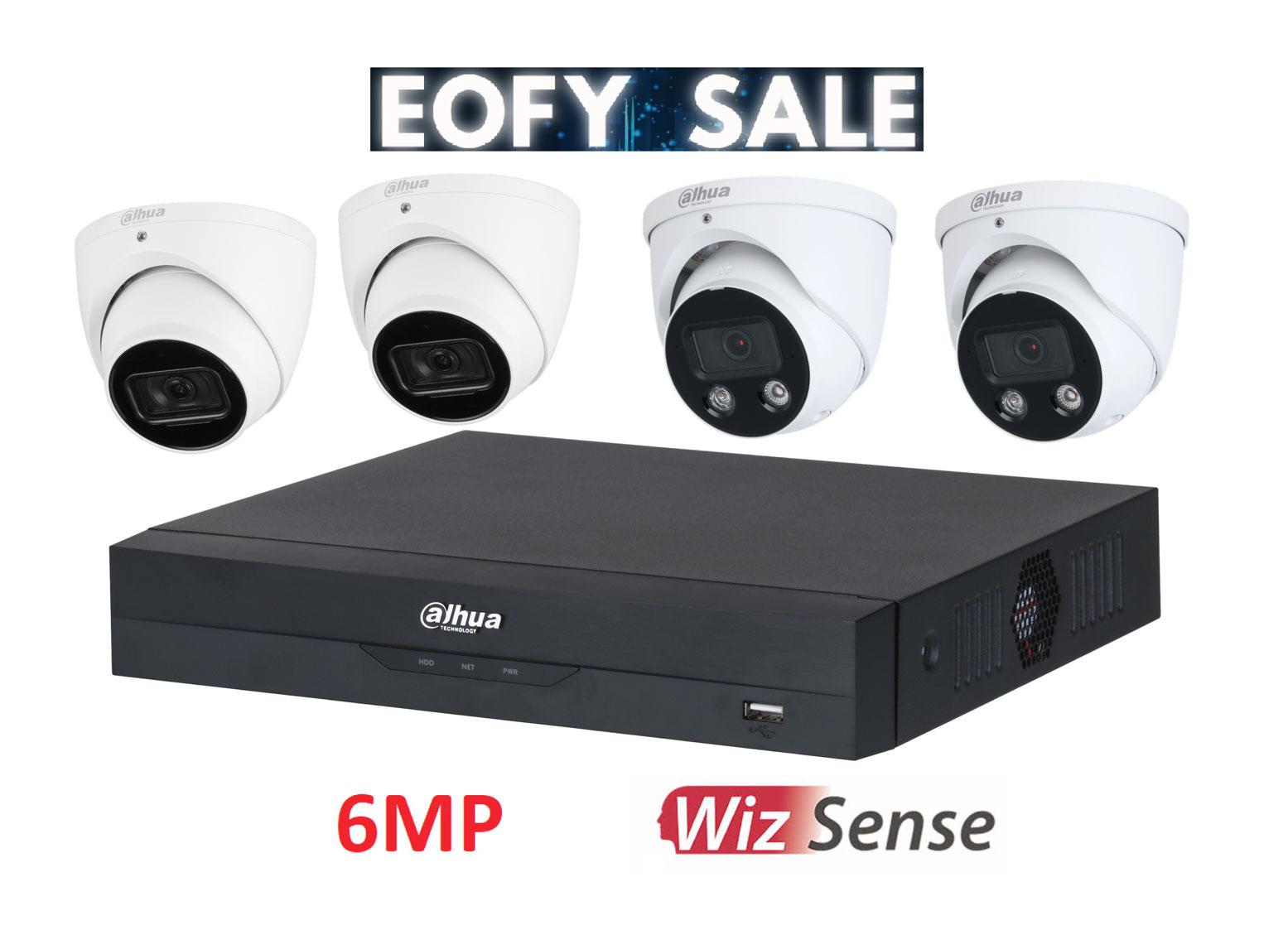 Electronic Security Wholesalers (ESW) - Dahua 8CH NVR AI Recorder + 2 x 6MP Camera + 2 x 6MP ...